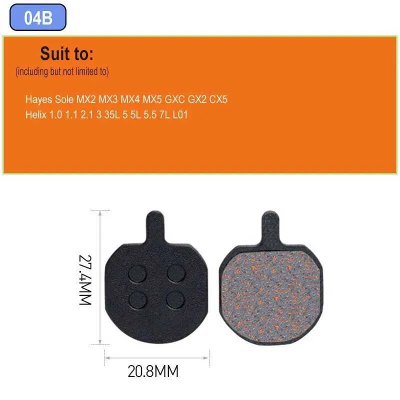 semi-metal hydraulic disc brake pads for AVID HAYES Magura Zoom road ...