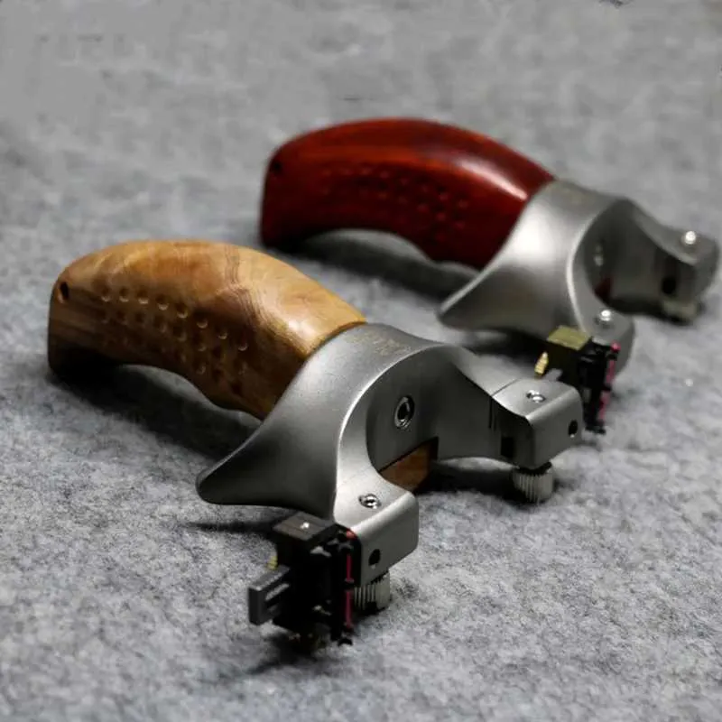 Slingshots Hunting: Stainless Steel & Wood Slingshot With Fast Press ...