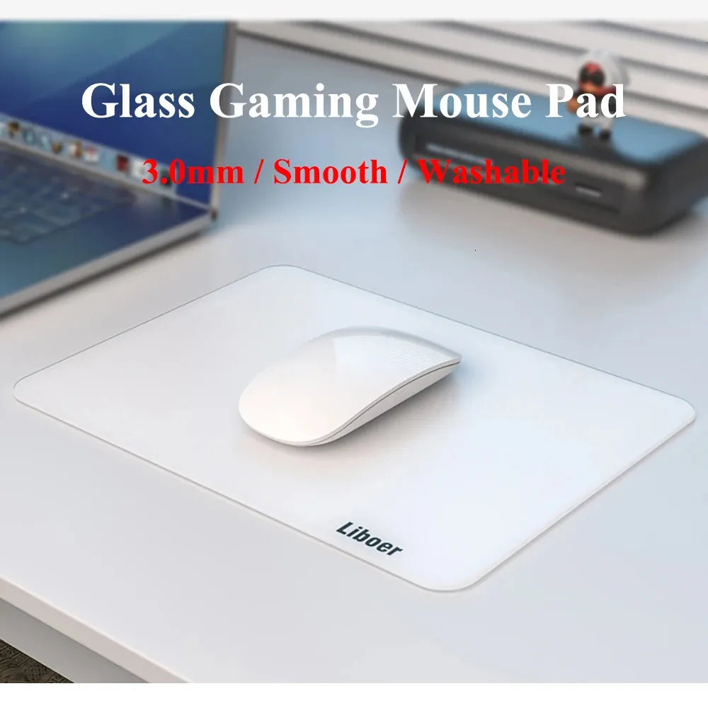 0mm Gaming Glass Mouse Pad - Smooth Surface, Anti-Slip, Washable, Fast ...