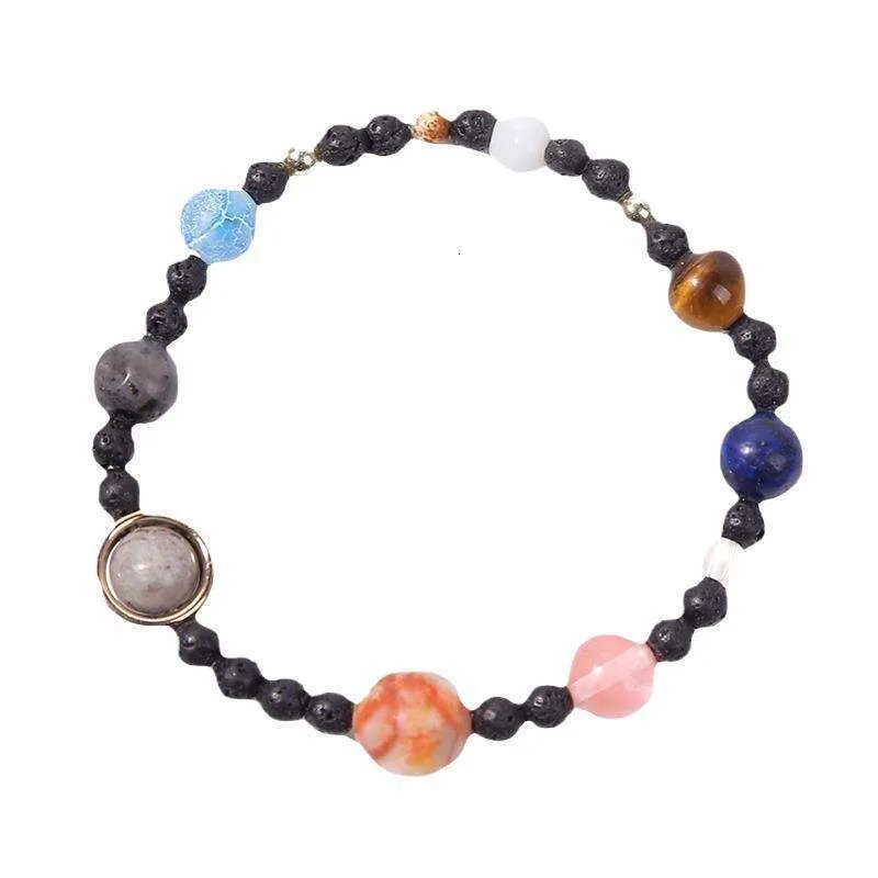 Galaxy Solar System Chakra Bracelet With Eight Planets And Guardian ...