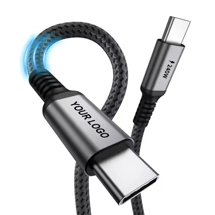 High Speed Charging Cable 2M/3M USB 2.0 Type C 48V 5A Data Cable For ...