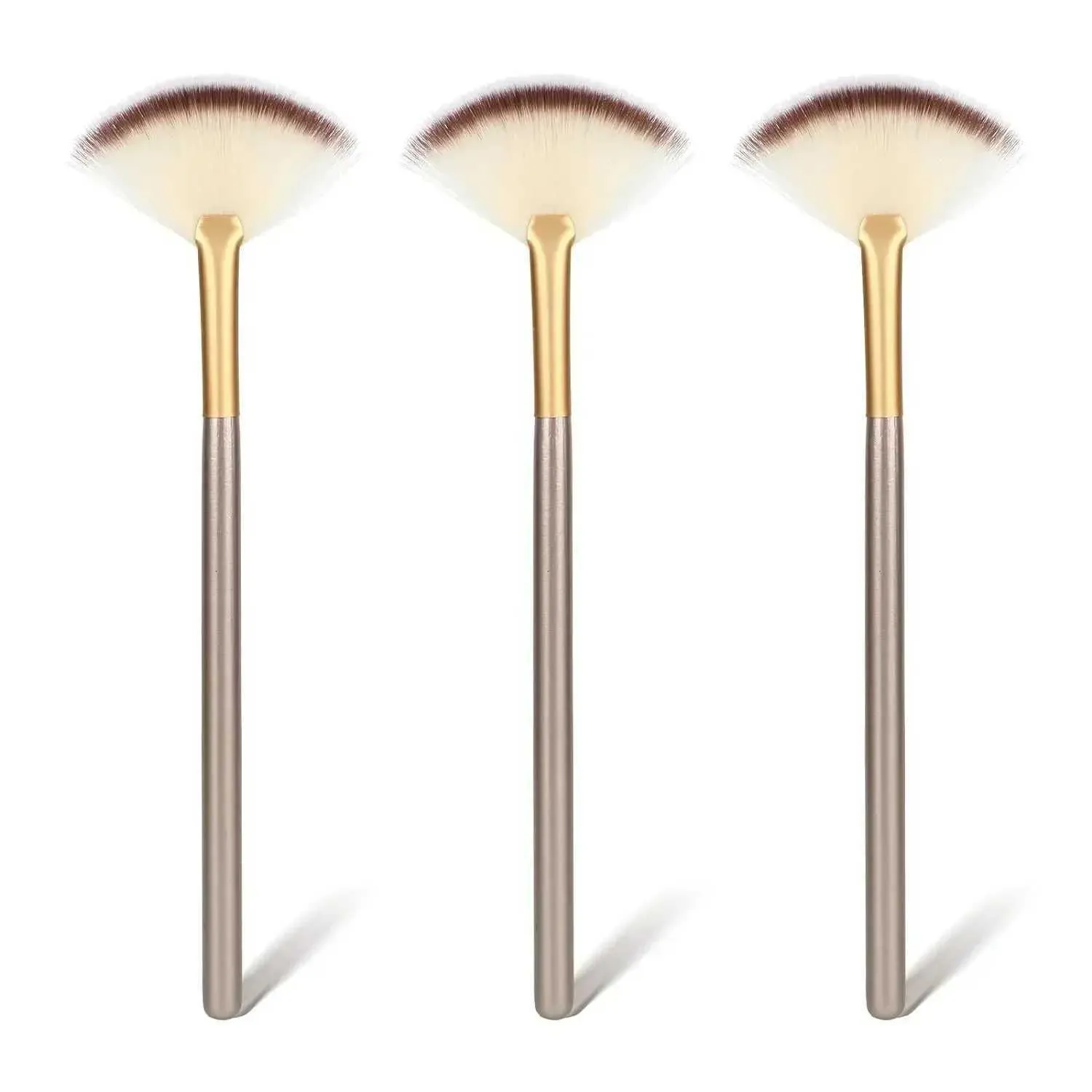 Makeup Fan Brush Set Slim Facial Brush Applicator... From Flies_like ...