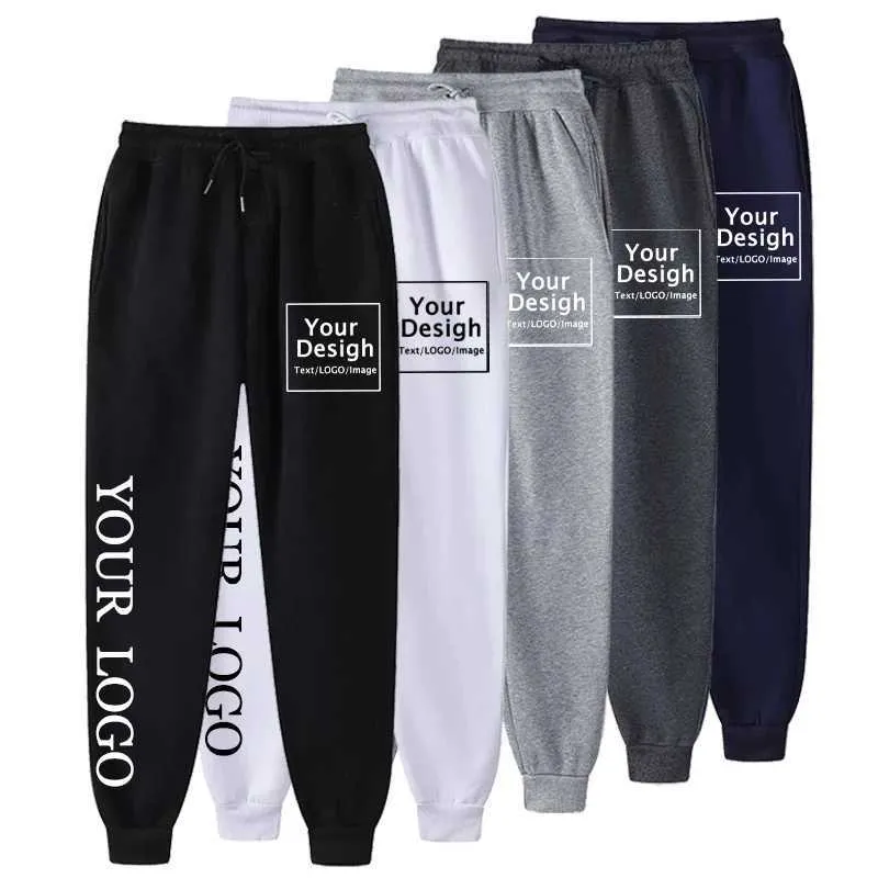 Trouser Text Mens Jogging Sports Pants Casual DIY Design Customizable ...