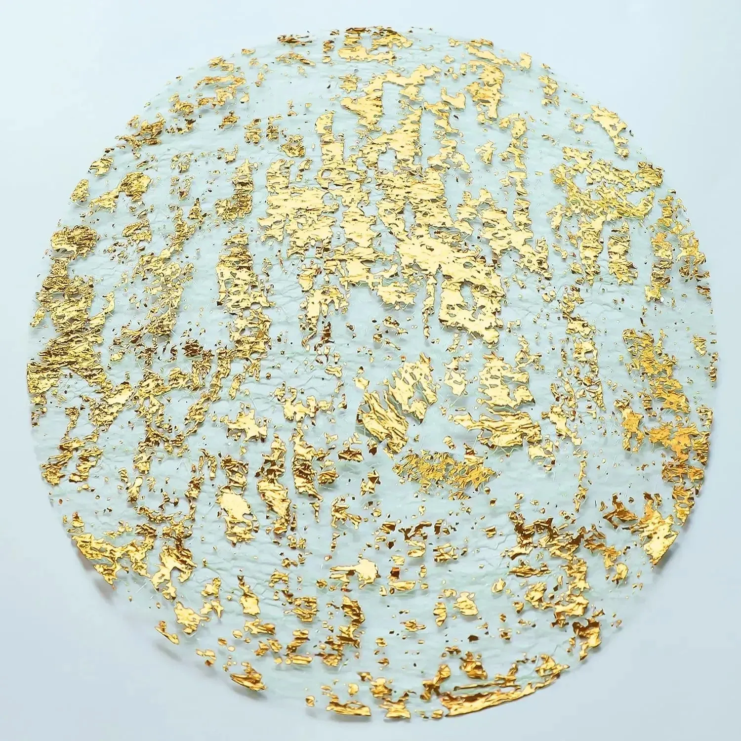 20 Pack Gold Foil Table Pads, 33cm Mesh Pressure Pads for Wedding ...