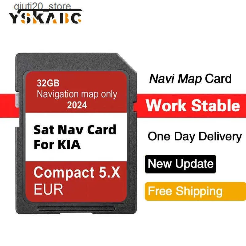 KIA Compact Car Navigation Update SD Card - 2024 EU/UK Maps - 32GB for ...
