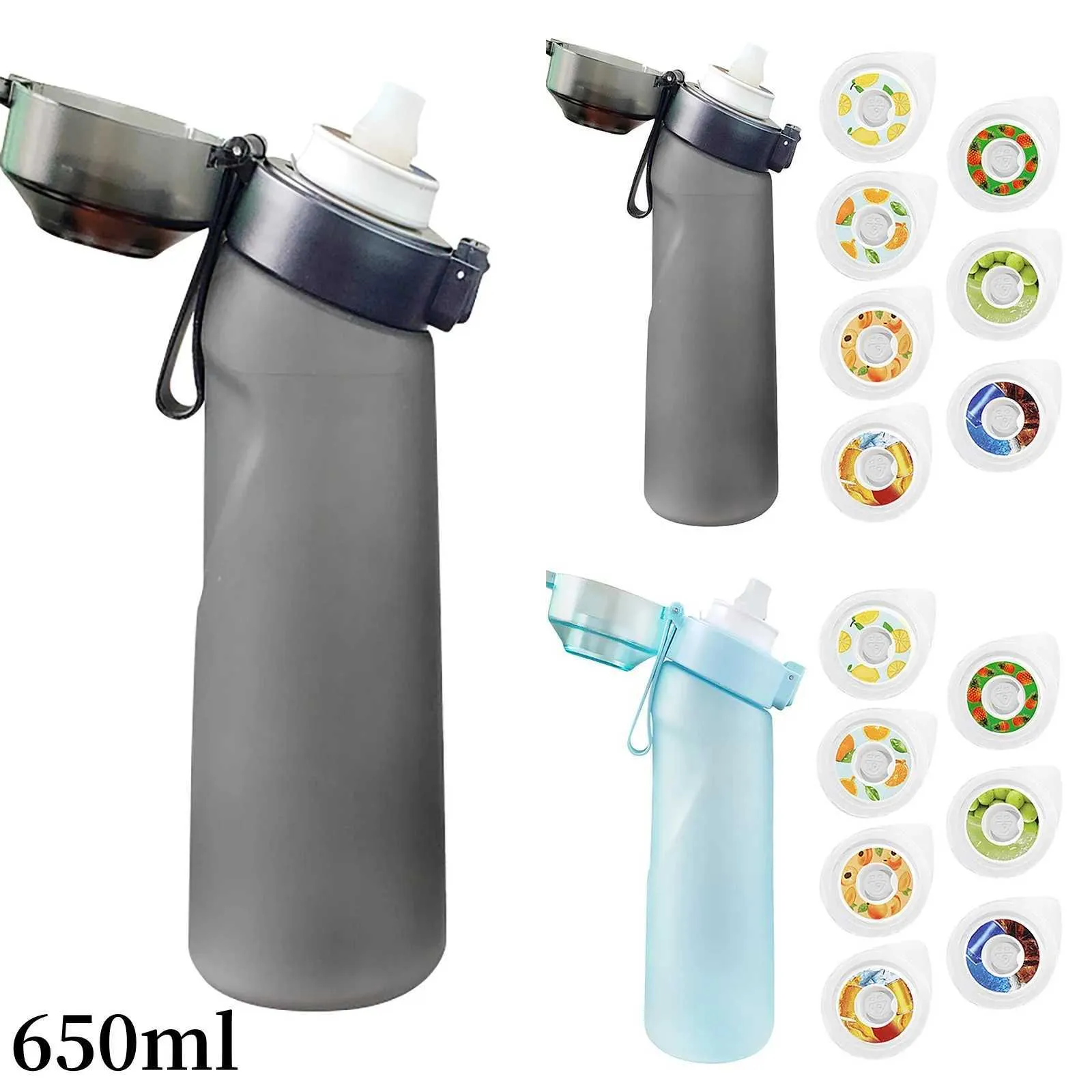 650ml Air Up Flavored Water Bottle With Strap With 7 Fruit Fragrance ...