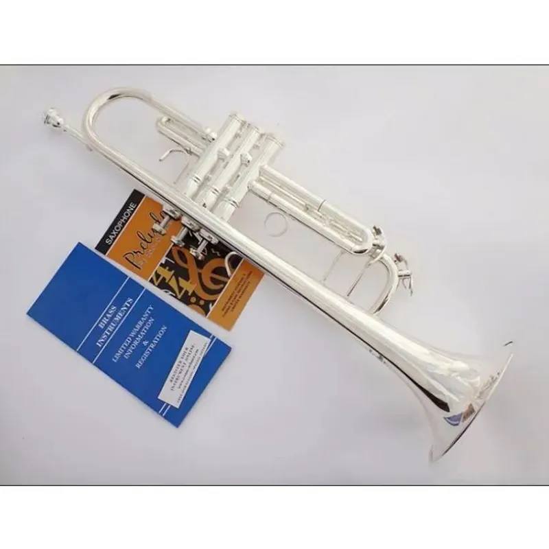 Silver Plated Trumpet LT180S-43 - Professional Brass Instrument for ...