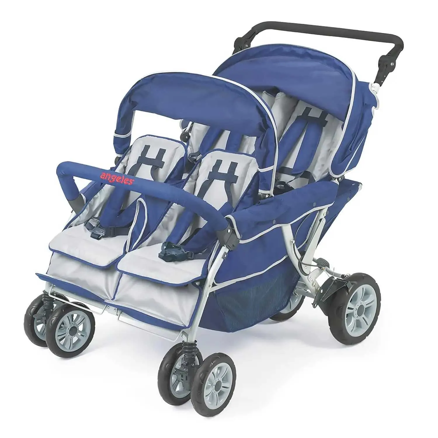 4 Passenger Foldable Stroller For Infants & Toddlers Easy Storage, Roll ...