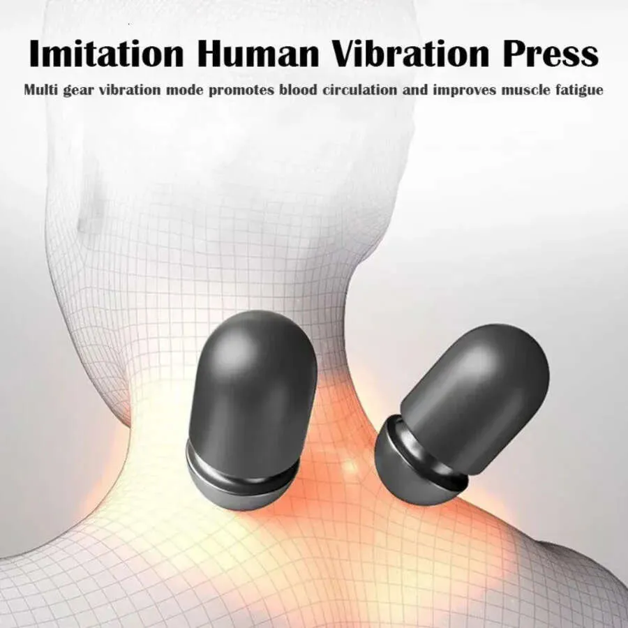 Neck Massager Pillow: Electric Hot Compress Vibration Memory Foam Neck ...