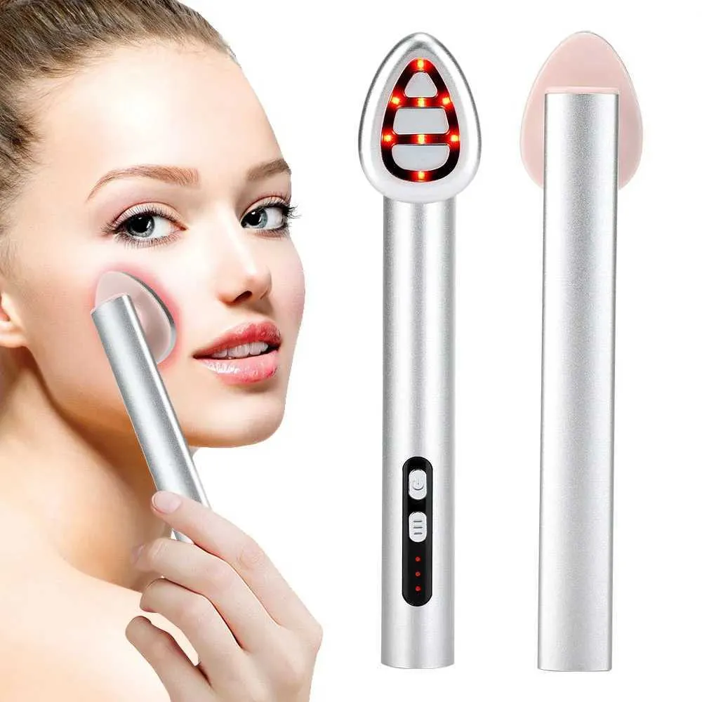 LED Photon Eye Massager with Heat Vibration & Hot Compress - Wrinkle ...