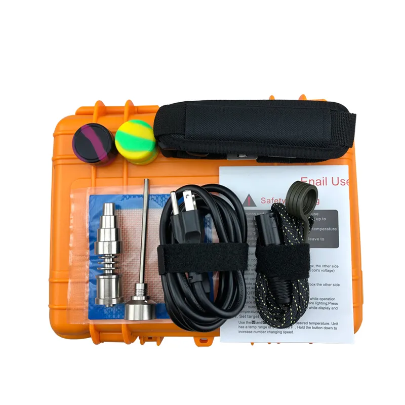 Electric E Nail Portable Dab Rigs Wax Pen Enail D Nail Kits Ti 10mm ...