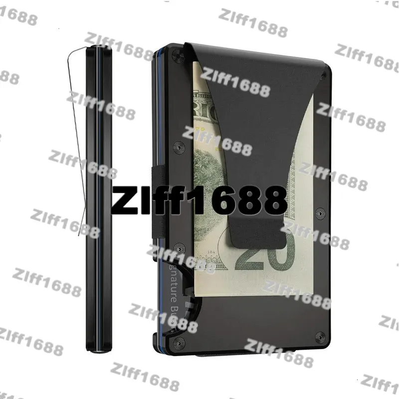 Ridge Aluminum Zlf013 Metal Wallet, RFID Blocking Credit Card Holder ...