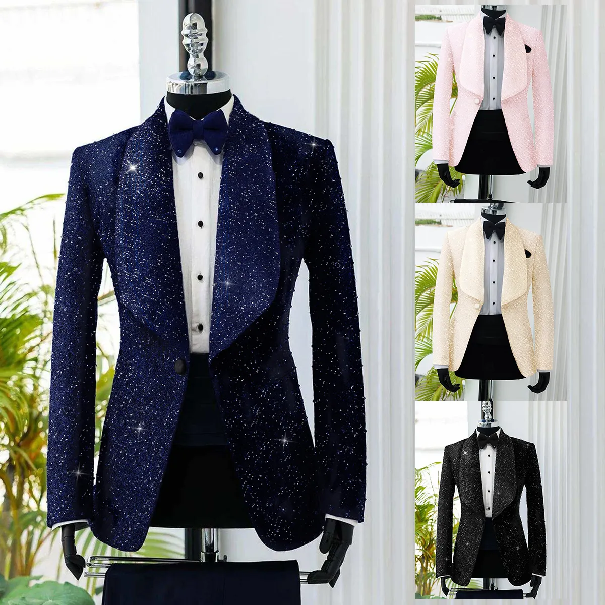 Custom Tuxedos Men's Sequin Suit: Jacket &... From Meetwedding, $101.43 ...
