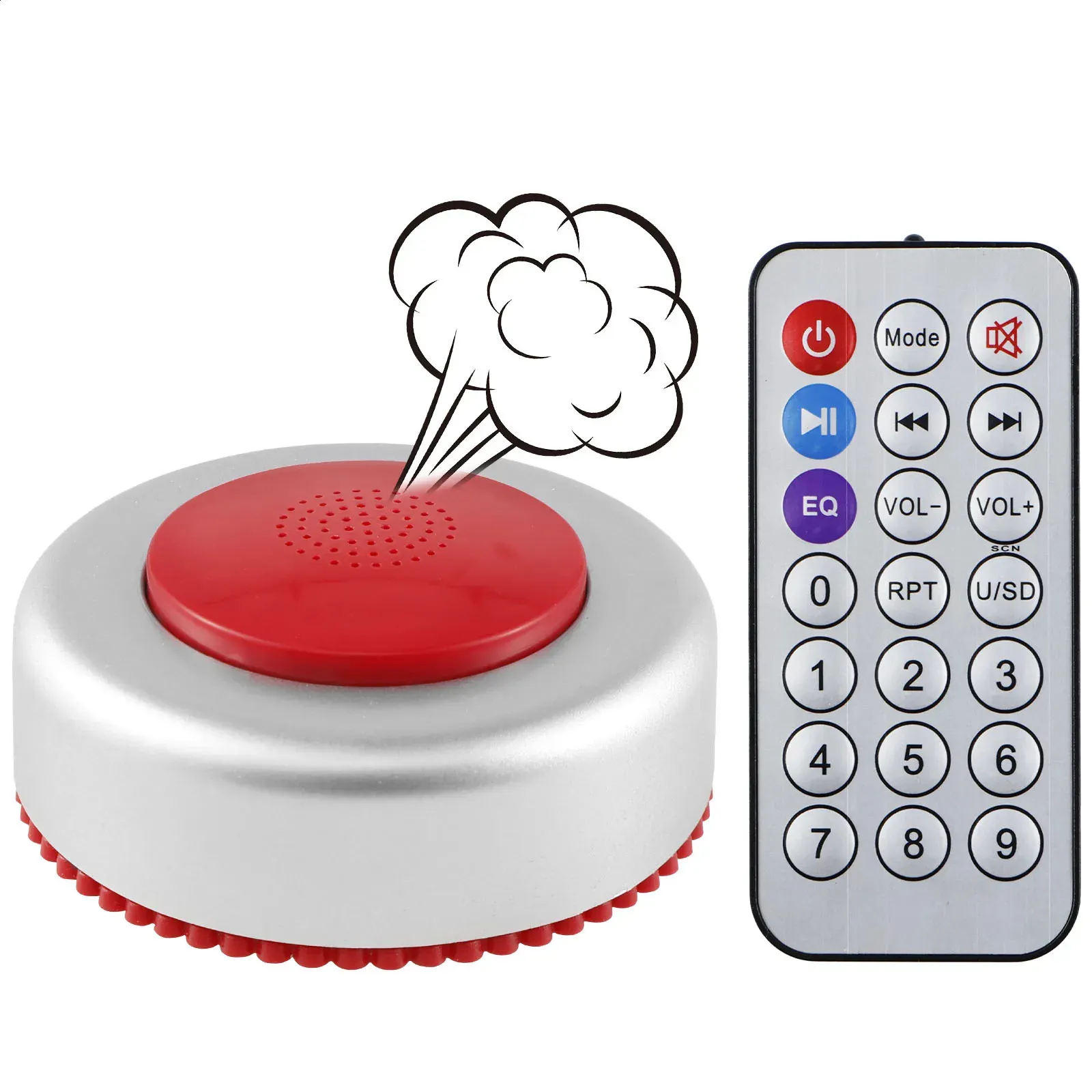 Fart Machine With Remote 50 Realistic Fart Sounds Wireless Portable ...