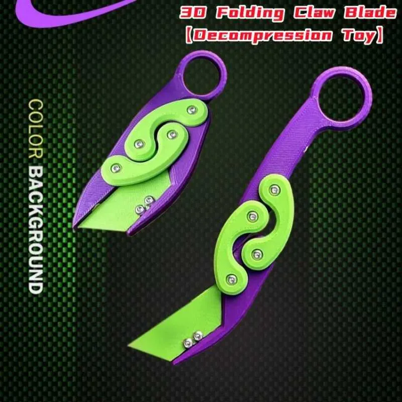 New Knife Fidget Toy 3D Printing Technology Inventory Filling Gift With ...