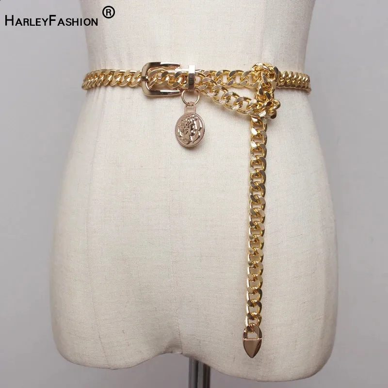 Women's Metal Chain Belt - All-Match, Stylish, High Street Quality ...