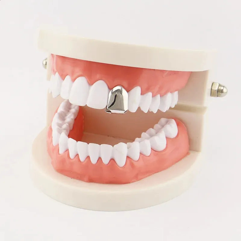 Gold & Silver Hip Hop Grillz for Men - Double Hat Design - 24k Gold ...