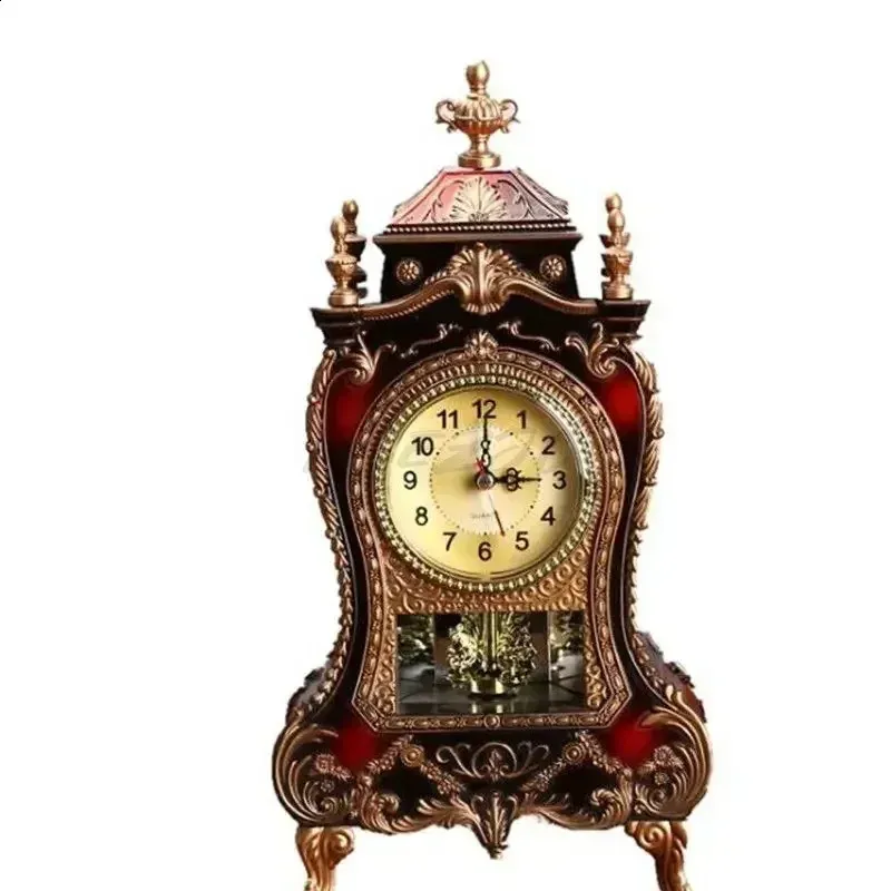 Antique Tower Table Visnos Clock With 12 Tracks Creative Classic ...