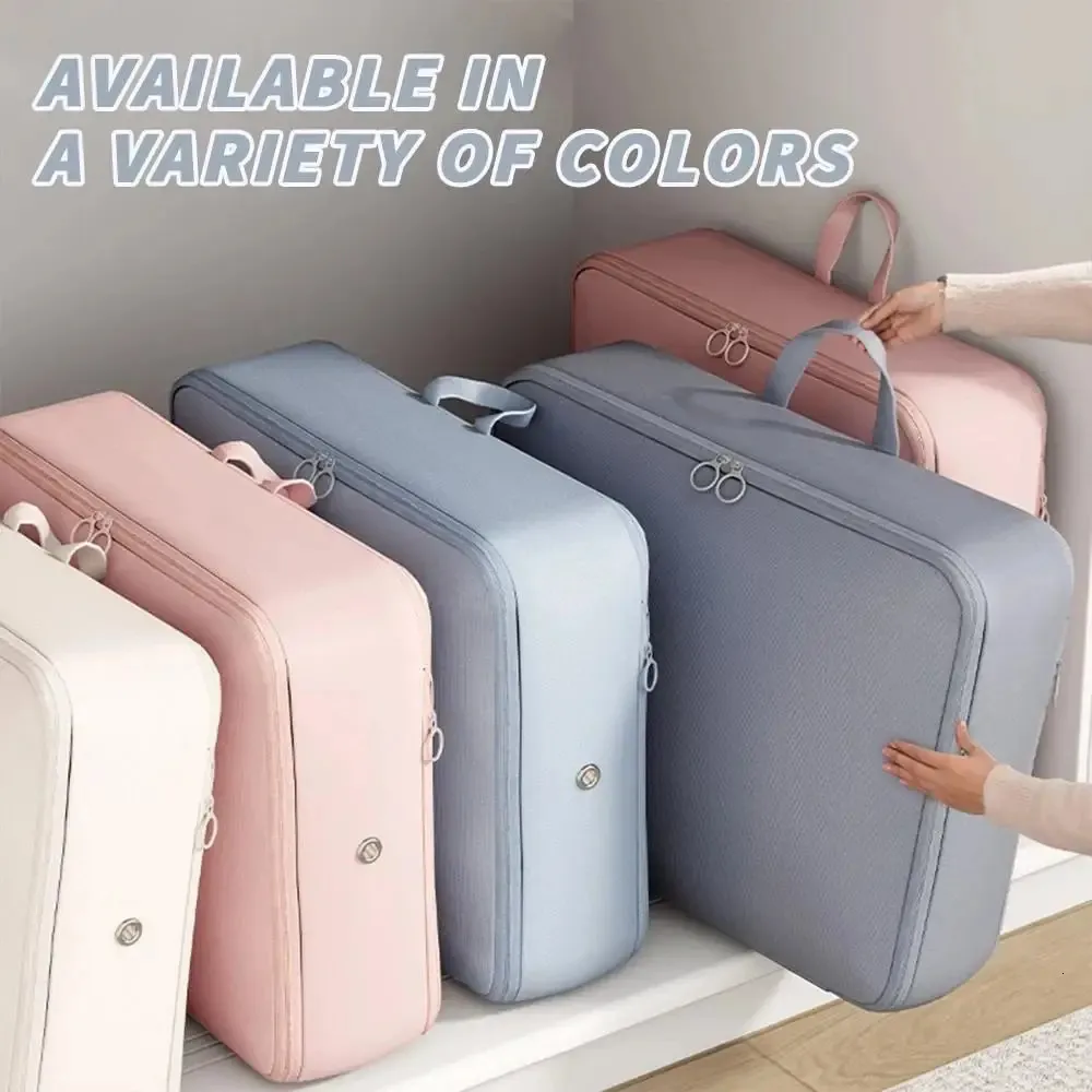 Set Quilted Fabric Compression Packing Bags for Clothes and Bedding ...