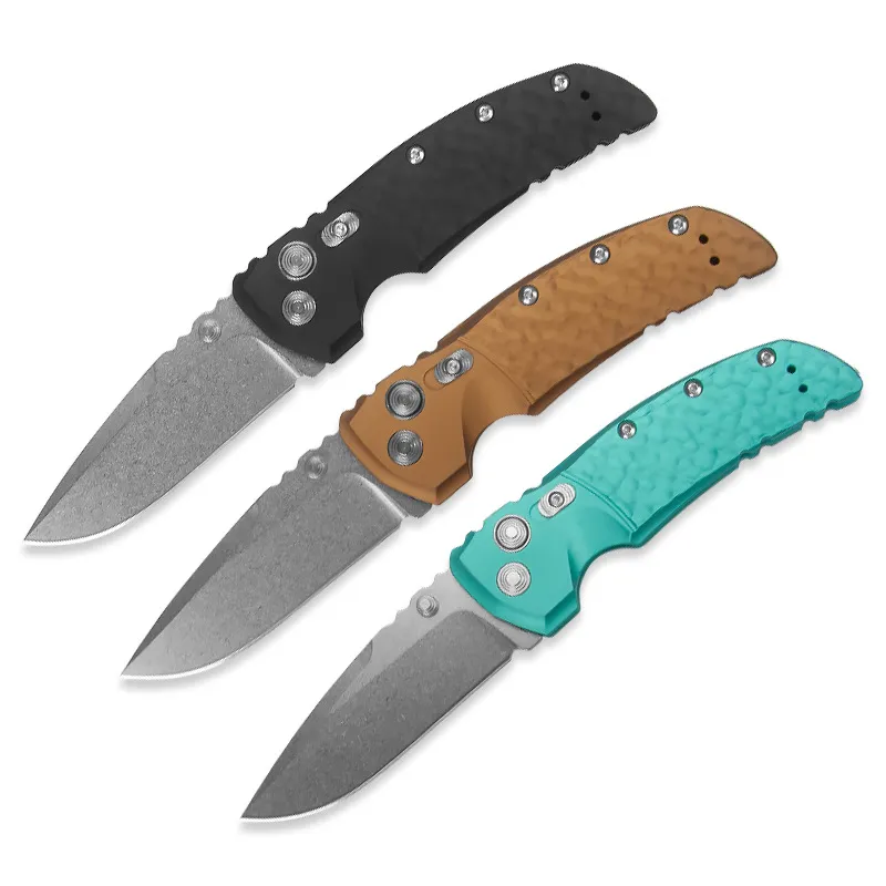 Magnacut Powder Steel Folding Knife - Stonewashed Drop Point Blade ...