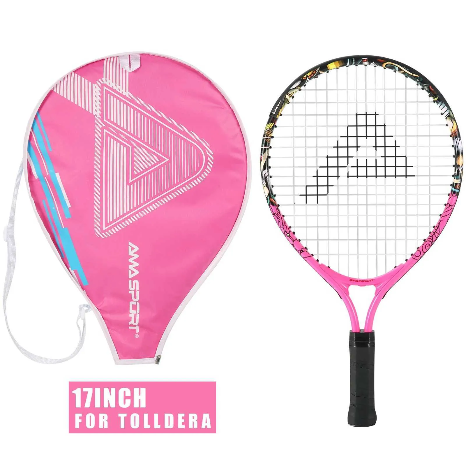 Tennis Racket Covers Included Lightweight 17 Inch Junior Tennis Racket ...