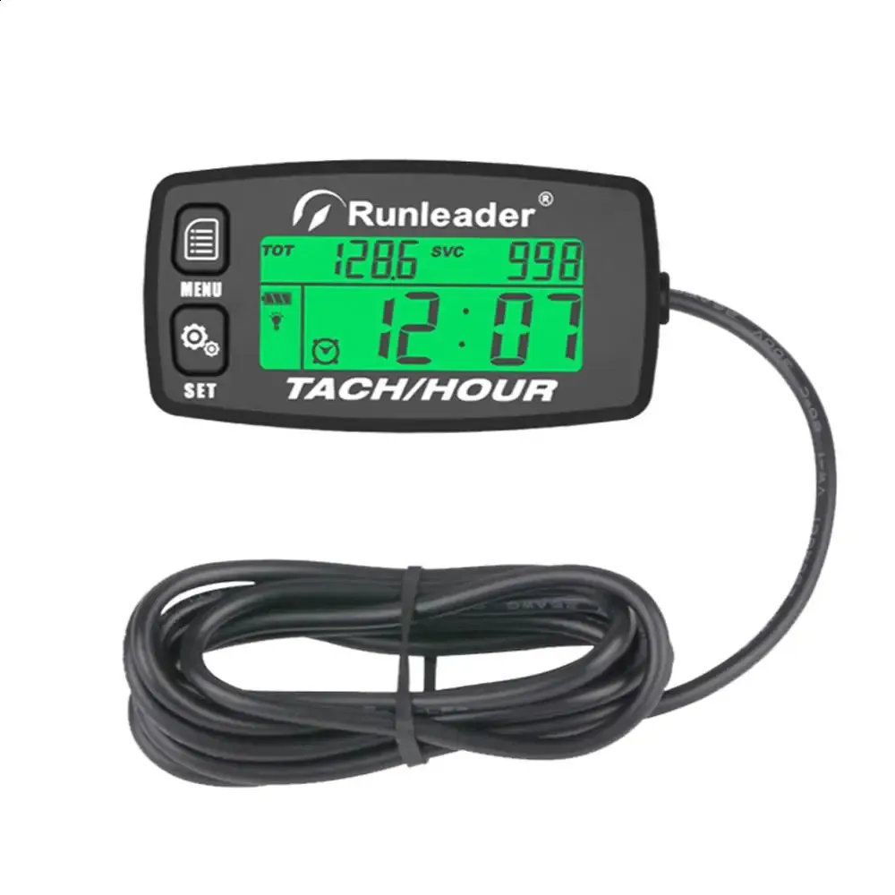 Resettable Inductive Digital Tachometer For Bike With Backlit RPM For ...