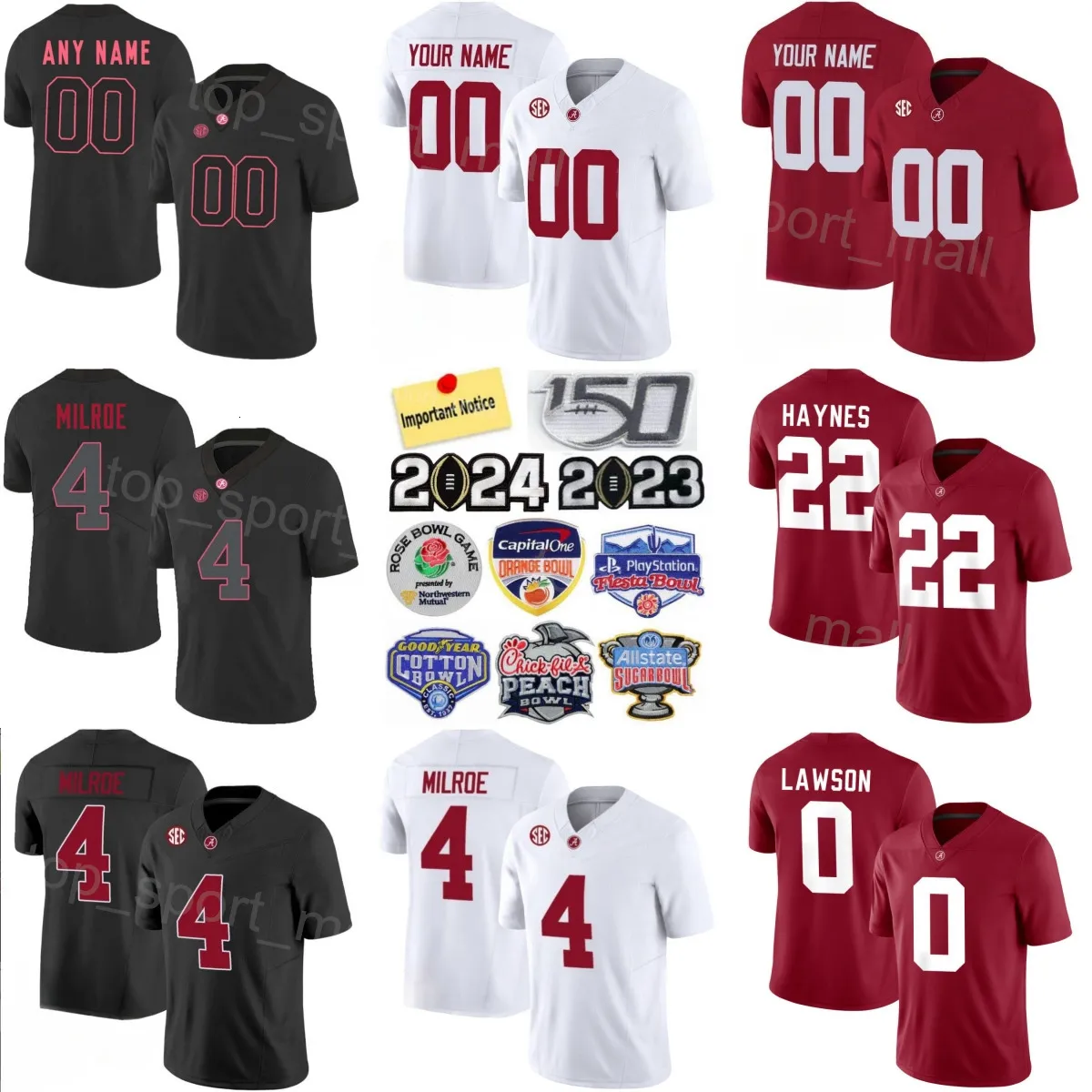 Alabama Crimson Tide 25 College American Football Uniform Featuring ...
