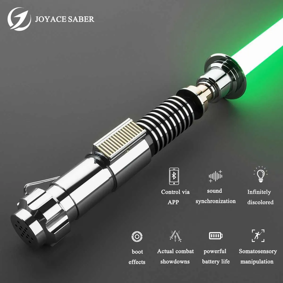 JOYACESABER Luke Lightsaber Smooth Swinging Xenopixel 3.0 Laser Sword ...