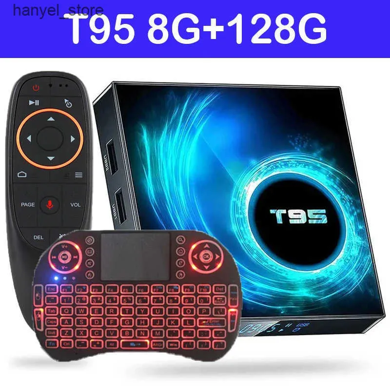 T95 Android T95 Android Tv Box With Bluetooth 5.0, 2.4G/5G Wifi, 128GB/3D Voice, 16GB 64GB, 4K ...