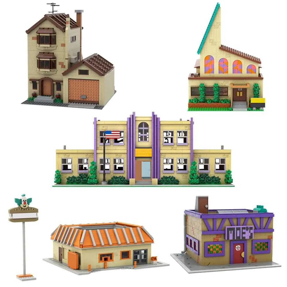 Building Blocks Mini Modular City View Elementary School Inspired ...