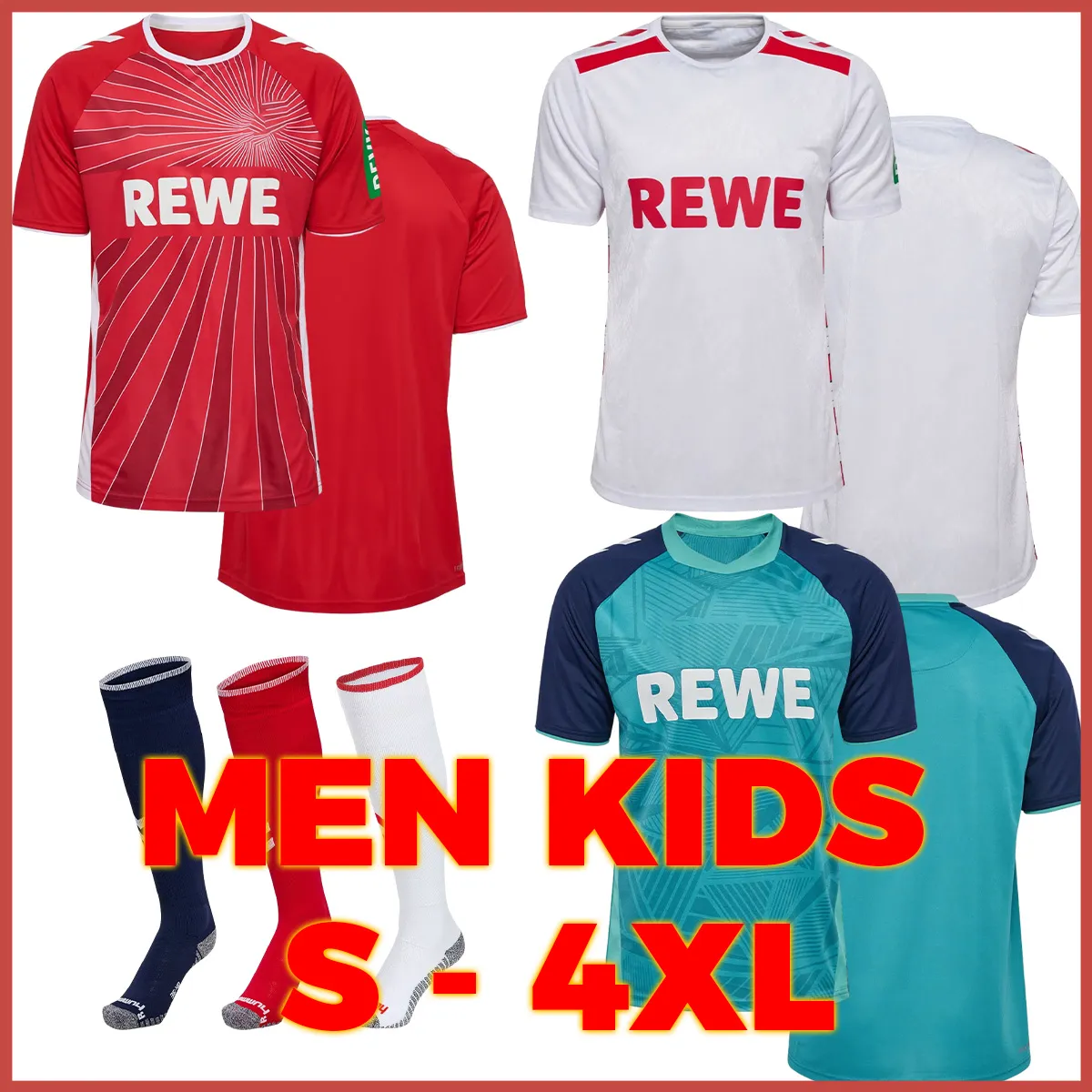 Customized 24 25 KOLN Soccer Kits Home & Away Third Kit With Andersson ...