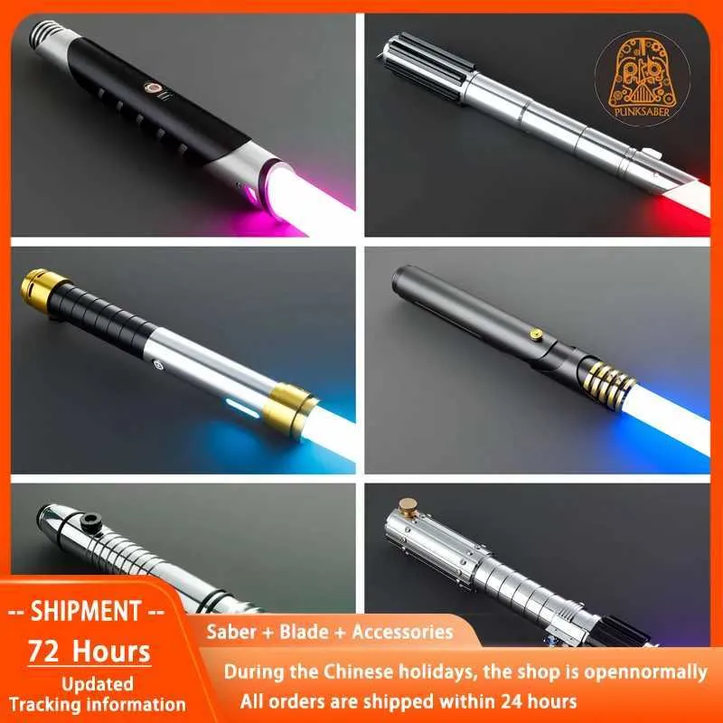 Toys Swords Lightsaber Laser Heavy Dueling Light Saber With Infinite ...
