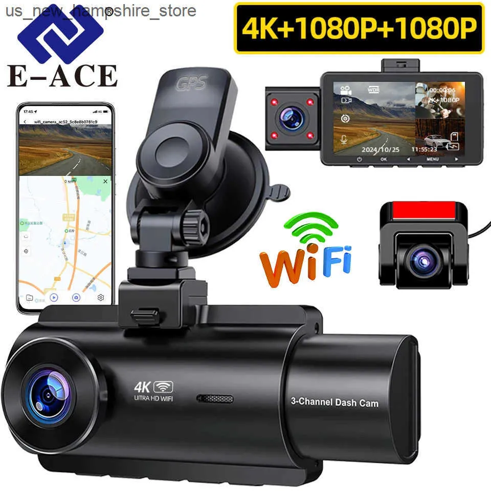 3 Channel 4K Dash Cam with GPS, WiFi & 24/7 Parking Mode - Black Box ...