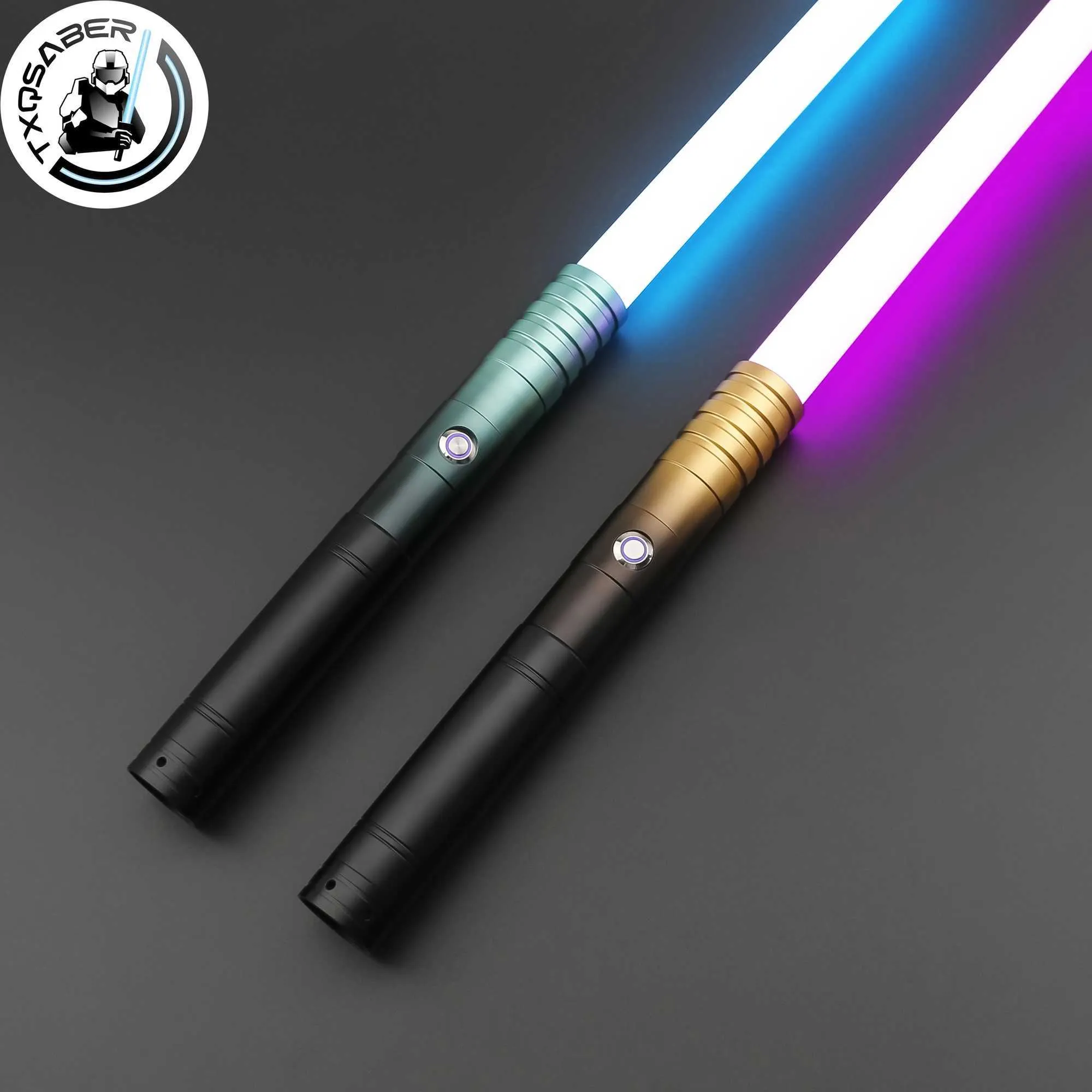 RGB Light Saber Toy for Kids - Metal Hilt, Changing, Sound Effects ...