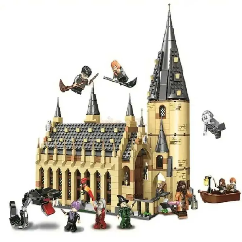 Miniso Magic Castle Toren Grote Zaal Huis Nestelden Bouwsten Bricks ...