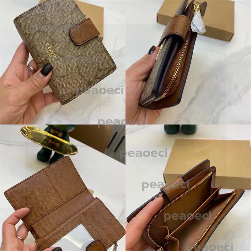 Designer Leather Wallet For Men And Women, Fashionable Short Bifold ...