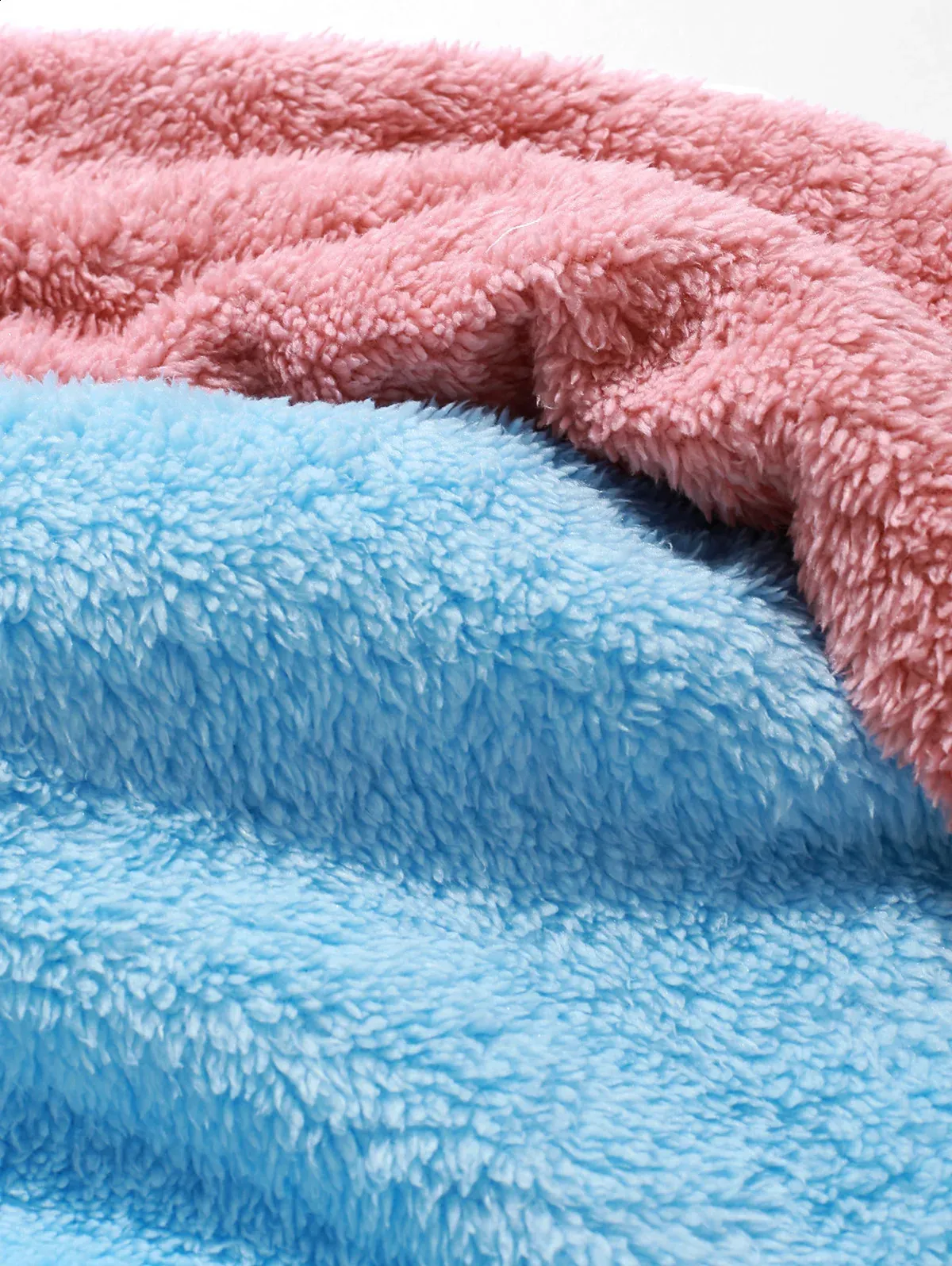 Fuzzy Fleece Colorblock Hoodie - Spliced Design, Soft and Warm, Casual ...