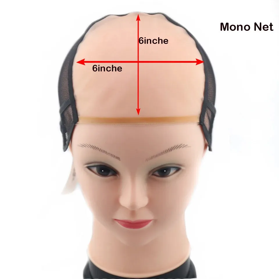 6x6 Mono Net Lace Wig Caps for Making Wig Closures and Frontals Base ...