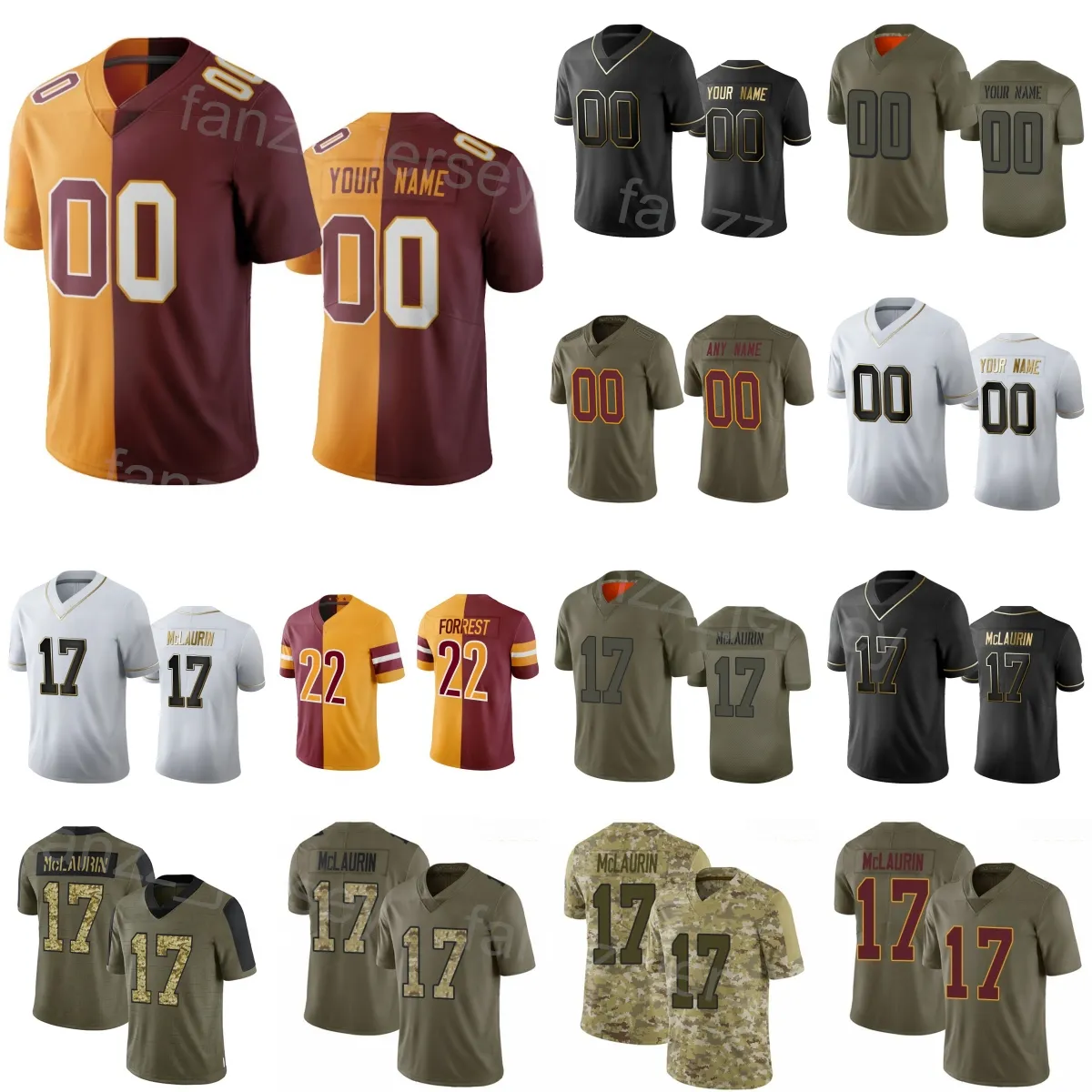 Men's Football Jerseys: Jeremy Chinn 11, Quan Martin 20, Benjamin St ...