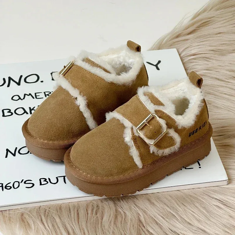 Children Casual Leather Shoes with Cotton for Boys Summer Fashion Soft ...