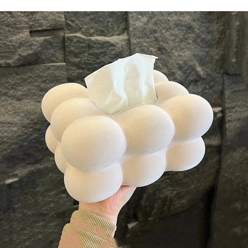 Ceramic Velvet Suede Puffs Non Lotion Tissues With Flocking Bubble ...