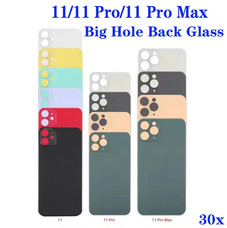 iPhone 11 Pro Max Back Glass Housing Replacement - 30 Pack, Large ...