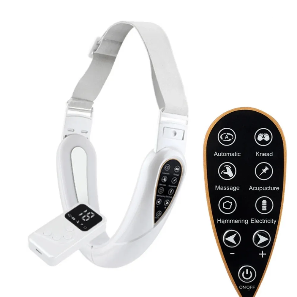 Vshaped Double Chin Massager Red Light Skin Regeneration Device With ...