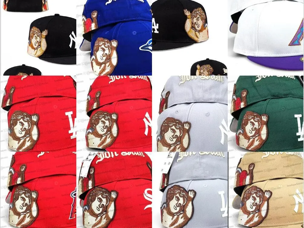 Men's 25 Mlb Fitted Hats Lids Los Angeles Angels Funny Cute Angel ...