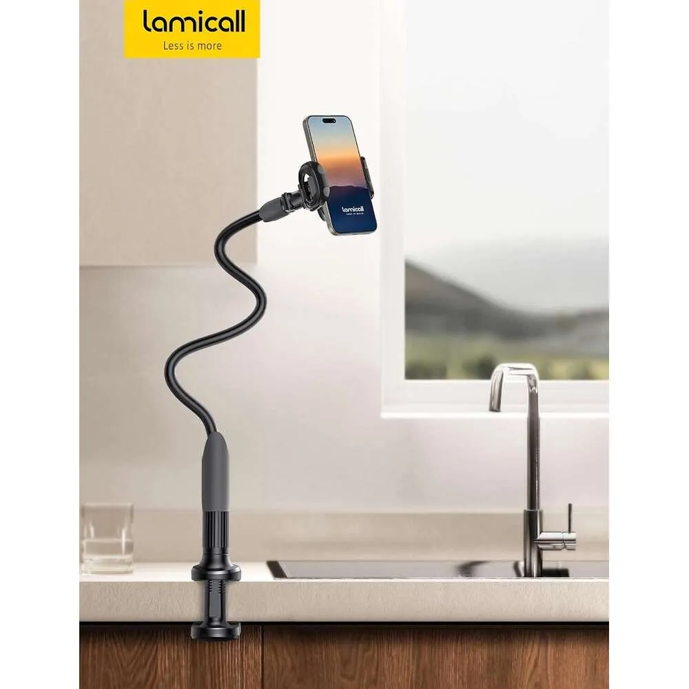 Lamicall Gooseck Holder For Bed Cell Clamp Clip With Flexible Long Arm ...
