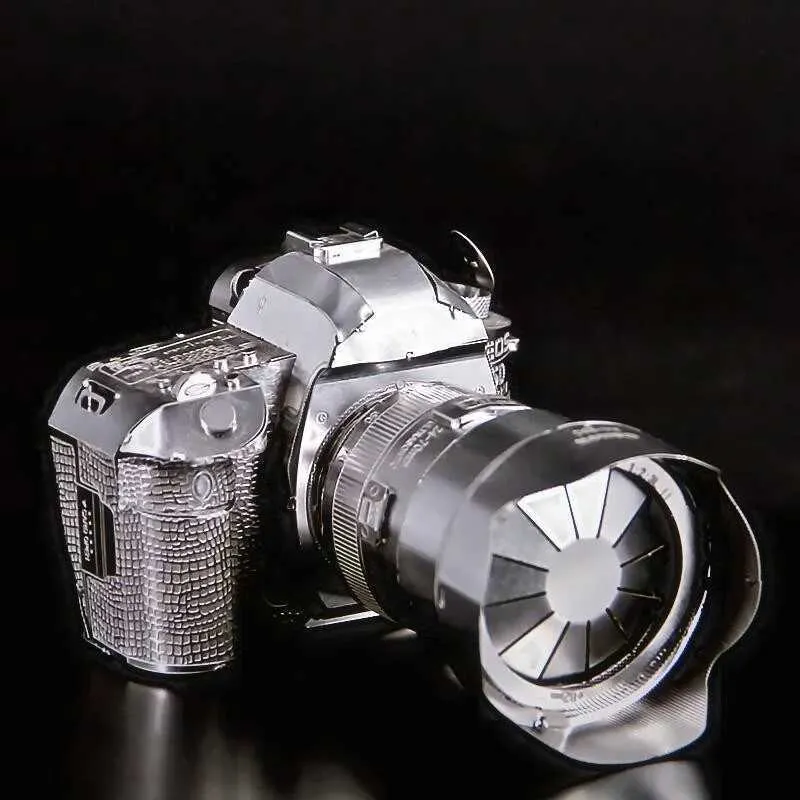 Retro Nostalgic Camera 3d Metal Puzzle Color 503CW M3 28F Camera DIY ...