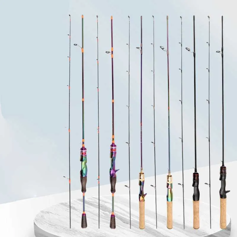 Fishing Rods Ultralight Carbon Spinning Casting Rods UL 1.68m 1.8m Fast ...