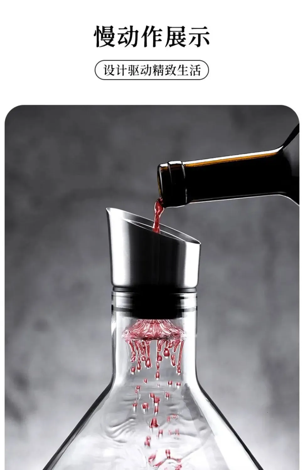 1500ml Iceberg Whisky Wine Decanter, Handmade Lead-Free Crystal Wine ...