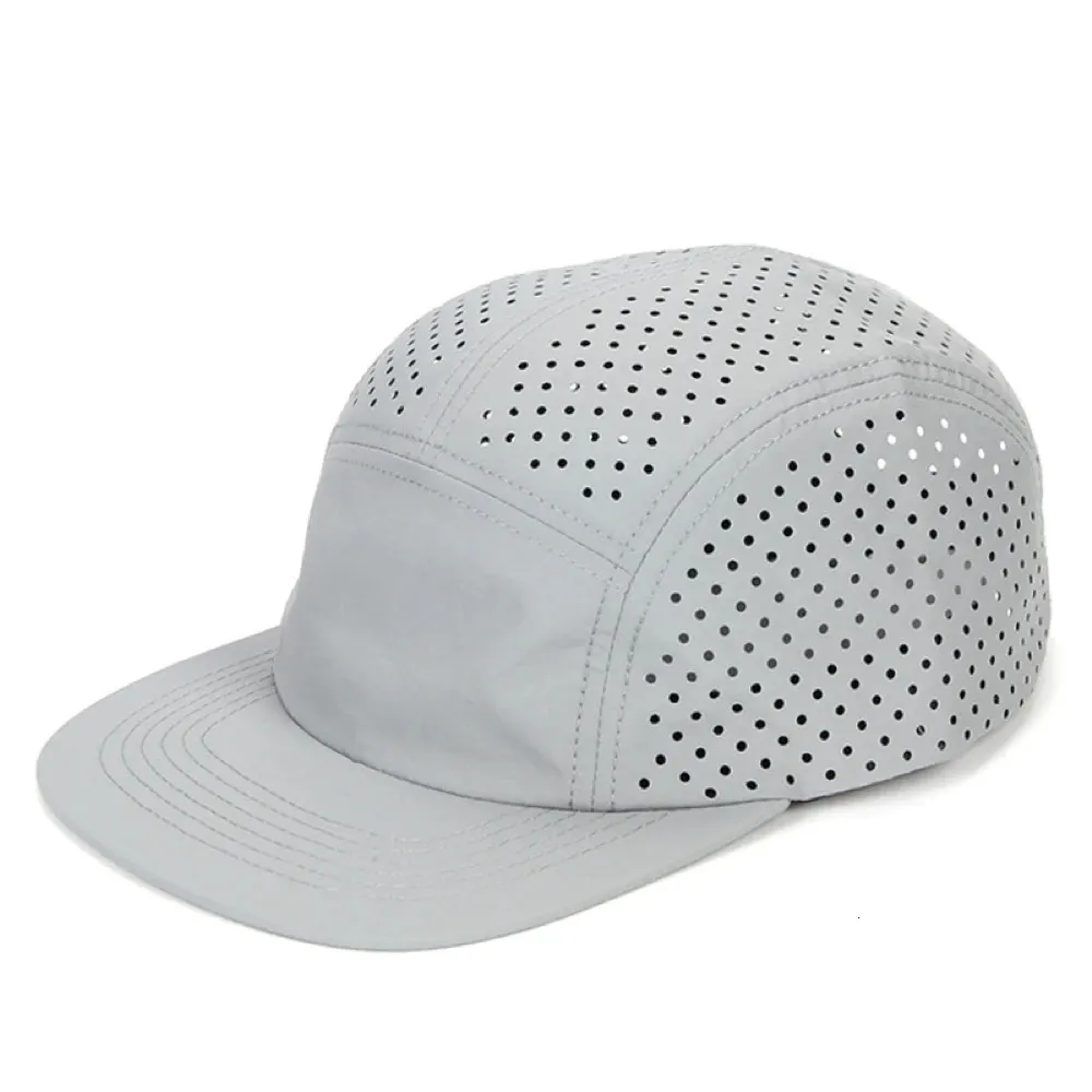 Lightweight Breathable 5 Panel Cap For Men Perforated Quick Dry ...