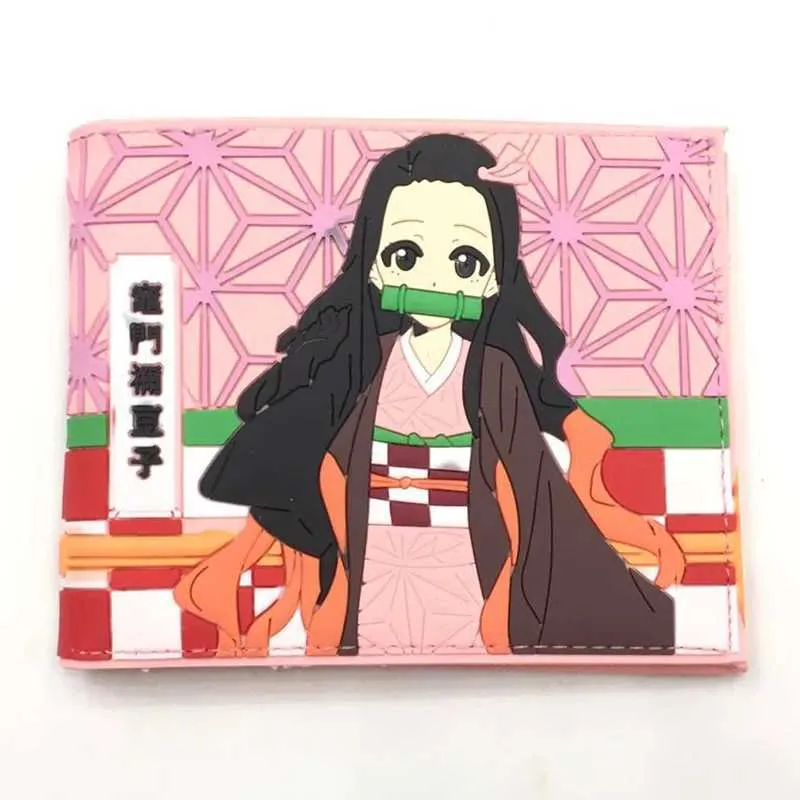 Hot Sale Devil Killer Kimetsu No Yaiba Tanjiro Kamado Wallet High ...